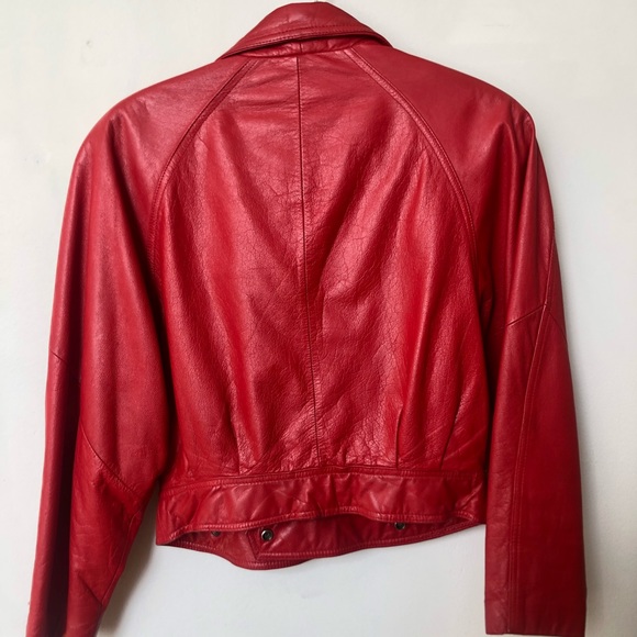 Wilsons Leather | Jackets & Coats | Vintage Red Leather Jacket | Poshmark